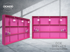 Second Life Marketplace - Crowded Room - Doe Shelves - Pink