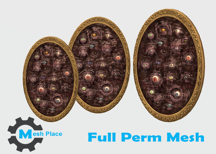 Second Life Marketplace - Mesh Place - Halloween Horror Eyes Painting ...
