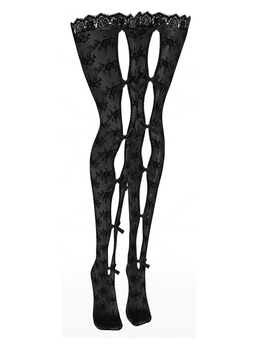 Second Life Marketplace - SOJOUR - Edite lace stockings - black