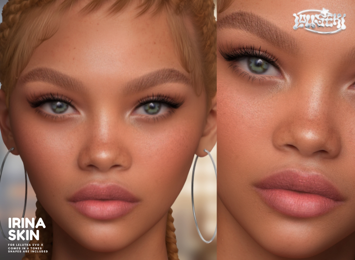 Second Life Marketplace - LOUSEKI x LeL EvoX - Irina Skin (Sunkiss)