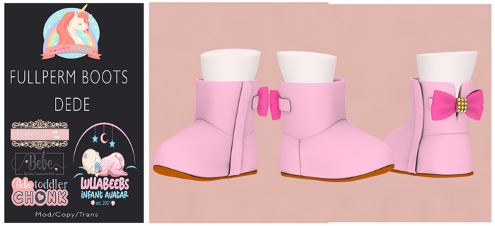 Second Life Marketplace - ::SU:: DEMO Boots Dede {All bodies}
