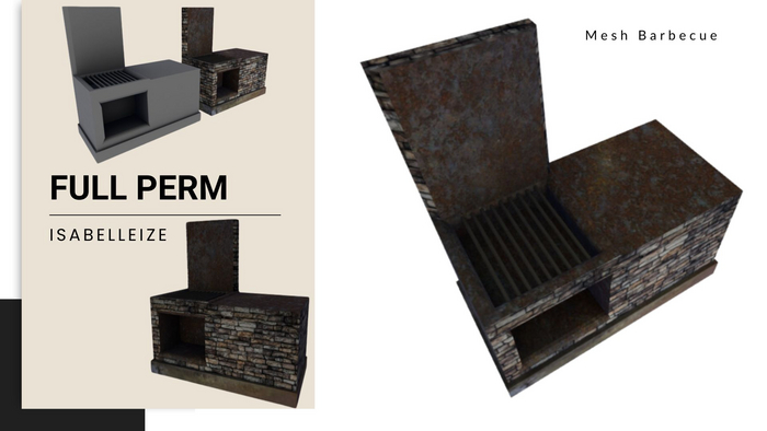 Second Life Marketplace - Mesh outdoor grill Full perm