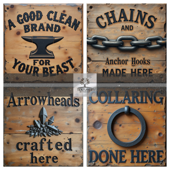 Second Life Marketplace - TB - GOREAN BLACKSMITH SIGNS