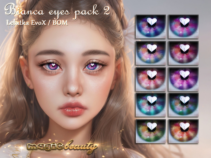 Second Life Marketplace - [Magic Beauty] Bianca eyes pack 2(LeLutkaEVOX ...