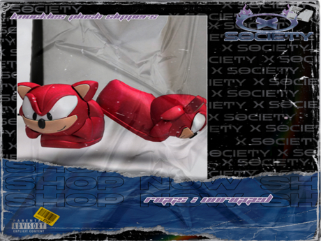 Second Life Marketplace - {Xs.} Knuckles Plush Slippers