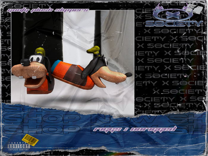 Second Life Marketplace - {Xs.} Goofy Plush Slippers