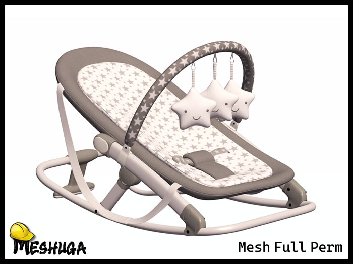 Second Life Marketplace - Meshuga Toddlers - Baby Bouncer Rocker FULL ...