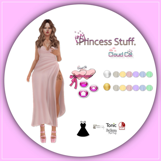 Second Life Marketplace - .Princess Stuff. [Come Over Dress] THE SOFT ...