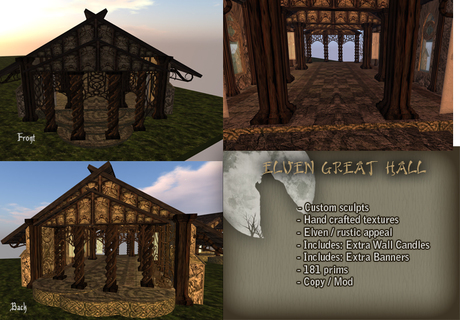 Second Life Marketplace - Wylder Emporium - Elven Great Hall