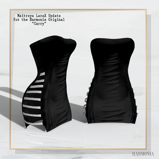 Second Life Marketplace - Black Silver Carry LaraX