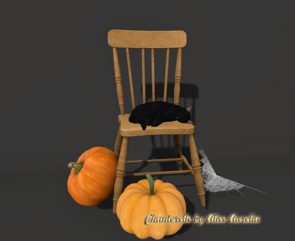 Second Life Marketplace - .:M.LAW:. Halloween Gacha chair decor