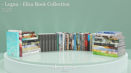 Second Life Marketplace - - Legna - Elisa Book Collection