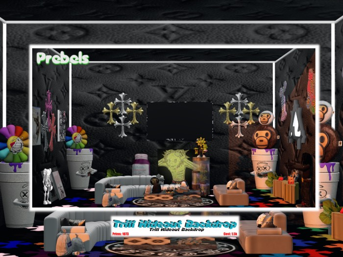 Second Life Marketplace - [Prebels] Premade: Trill Hideout Backdrop ...