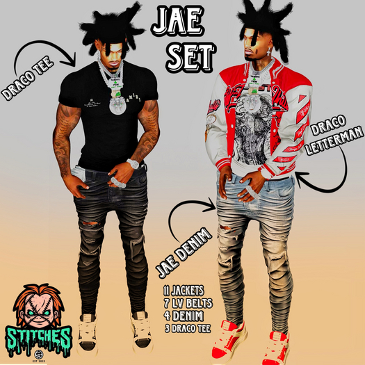 Second Life Marketplace - JAE SET JACKET BELT FP