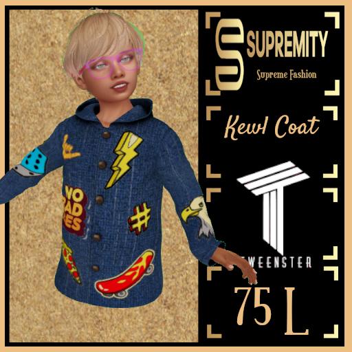 Second Life Marketplace - [Supremity] Tweenster Kewl Coat