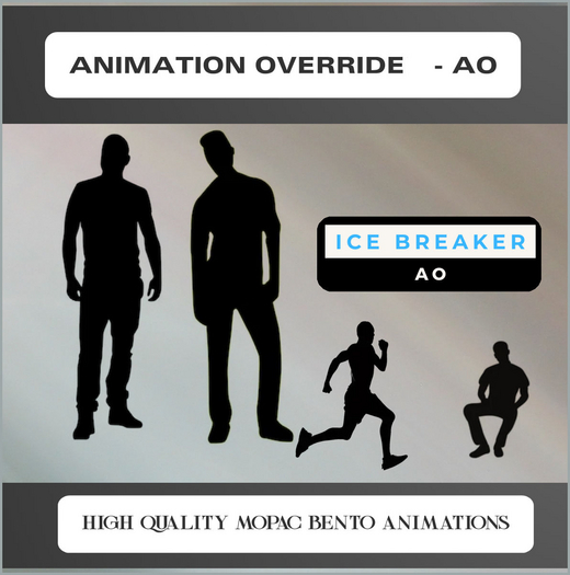 Second Life Marketplace - NEW ICE BREAKER MALE ANIMATION OVERRIDE AO ...