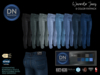 Second Life Marketplace - [DN] Men's Waverider Jeans - Multicolor Fatpack