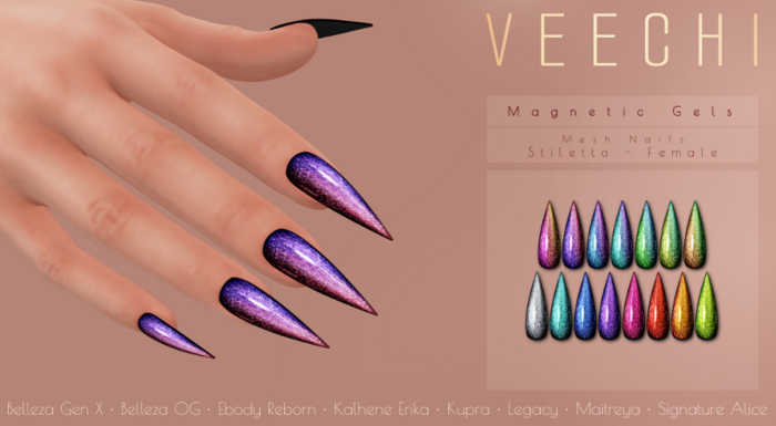 Second Life Marketplace - Veechi - Magnetic Gels // Stiletto Female