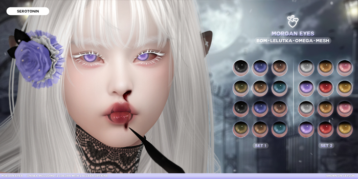 Second Life Marketplace - serotonin. morgan eyes : V1