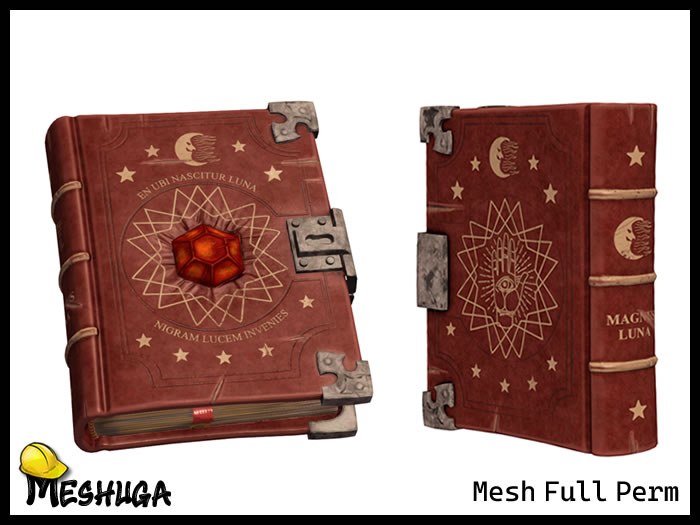Second Life Marketplace - Meshuga Halloween Ancient Witches Spellbook ...