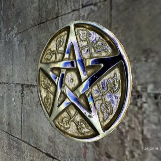 Second Life Marketplace - Gold Pentacle Wall Shield