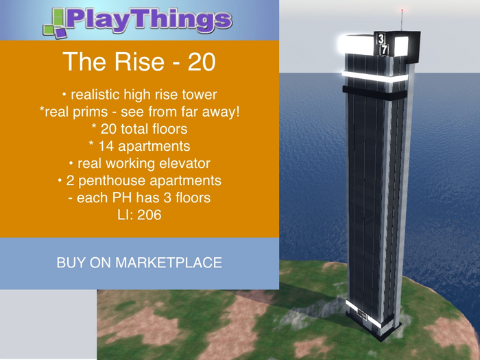 Second Life Marketplace - High Rise Tower - The Rise 20