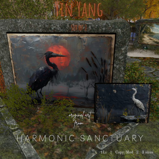 Second Life Marketplace - HS Yin Yang Set of 2