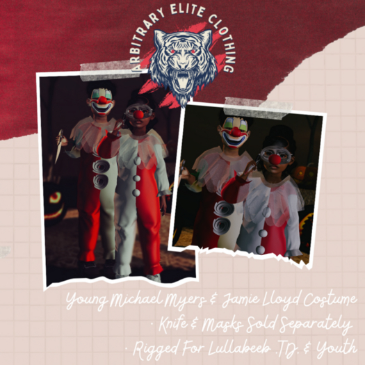 Second Life Marketplace - [AE] Jamie Lloyd Clown Costume