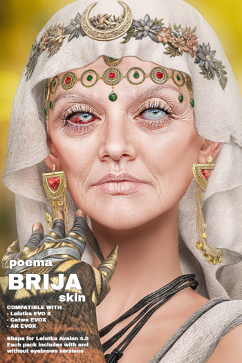 Second Life Marketplace - TONE 5 - poema - Brija Skin (wear to unpack)