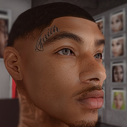Second Life Marketplace - FR ~ Odell Faith FaceTattoo