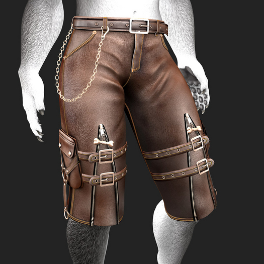 Second Life Marketplace - Style PH Biker Shorts Male JOMO Werewolf
