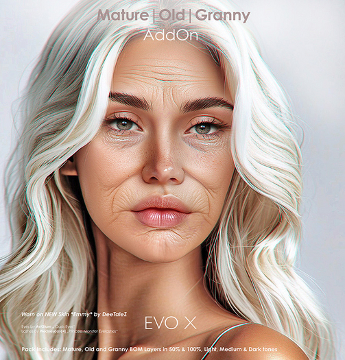 Second Life Marketplace - DeeTaleZ *SKINS* for lel EVOX - Addon ...