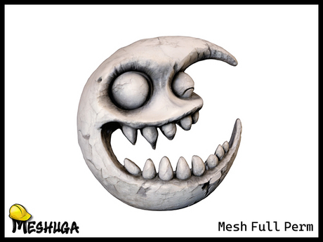 Second Life Marketplace - Meshuga Halloween Grim Moon FULL PERM MESH