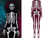 Second Life Marketplace - Bonalisa Skeleton Body Suit [Cherry Red Wine ...