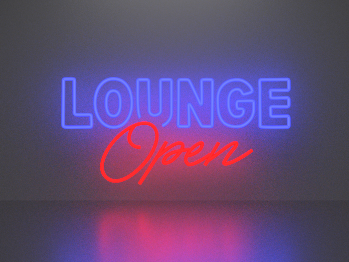 Second Life Marketplace - Lounge open neon sign Full Permission