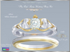 Second Life Marketplace - My Life Silver Lady Wedding Ring Set copy