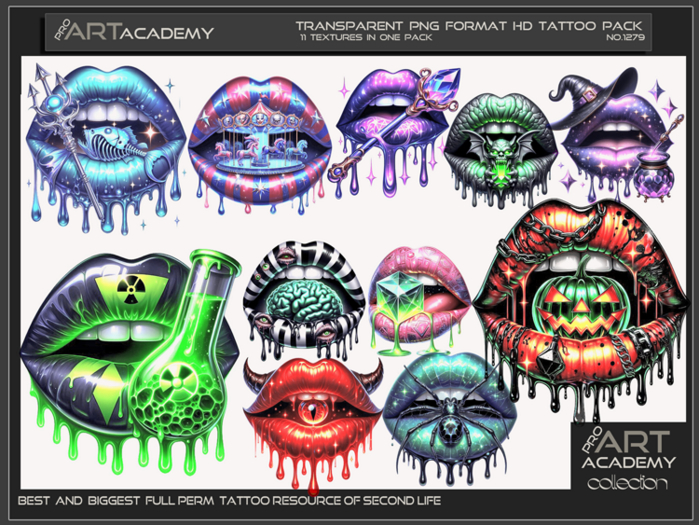 Second Life Marketplace - @PAA - Tattoo Texture Pack 1279