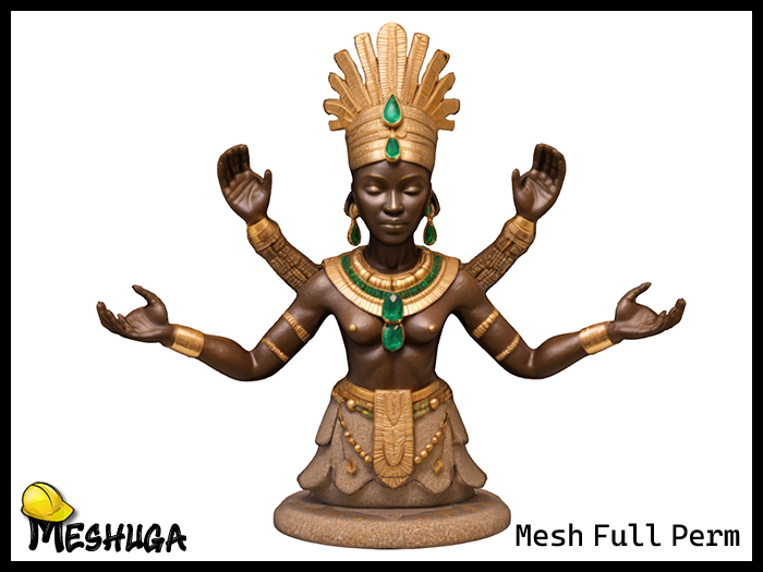 Second Life Marketplace - Meshuga Zulu Woman Statue FULL PERM MESH