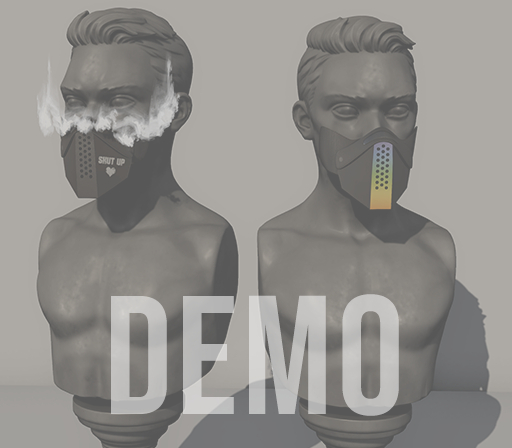 Second Life Marketplace - [TRAP] M666 Mask DEMO