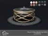 Second Life Marketplace - OMAHKU - Maravi Coffee Table & Rug FullSet