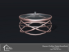Second Life Marketplace - OMAHKU - Maravi Coffee Table RoseGold