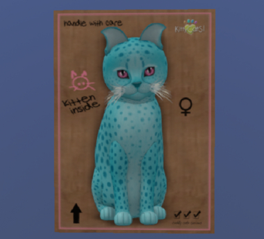Second Life Marketplace - KittyCatS Female Cat Kitten Cheetah! Blue ...
