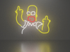 Second Life Marketplace - Homer Simpson neon sign Full Permission