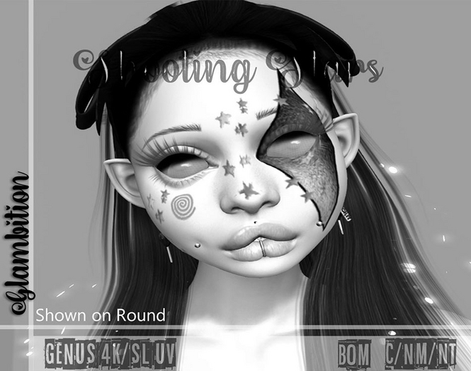 Second Life Marketplace - Glambition - Shooting Star Tattoo [Genus ...