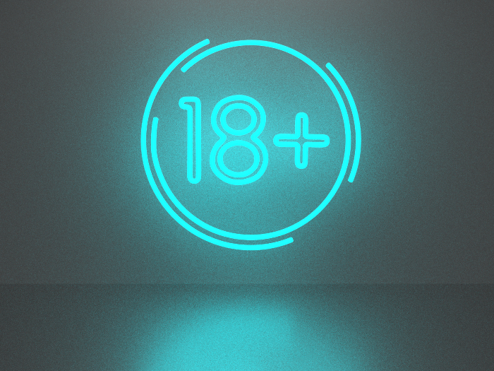 Second Life Marketplace - 18+ neon sign Full Permission