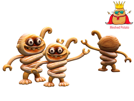 Second Life Marketplace - Meshed Potato - Churro Monster Full Perm Mesh ...