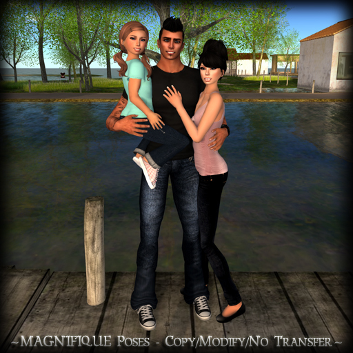 Second Life Marketplace - *MP* Just The Three Of Us (Family Pose)