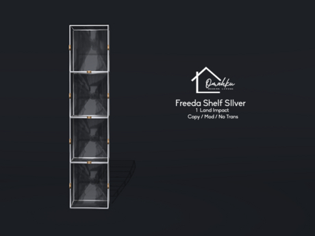Second Life Marketplace - OMAHKU - Freeda Shelf Silver
