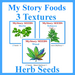 Second Life Marketplace - Baby Gear - MyStory Textures - 3 Herb Seeds ...