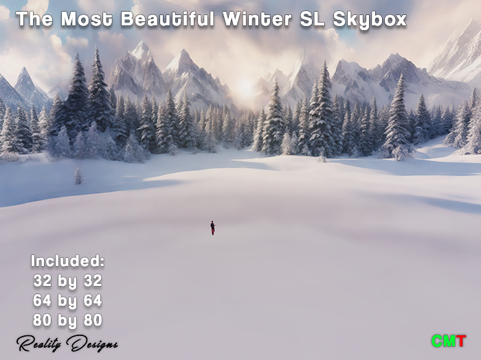 Second Life Marketplace - Most Beautiful Second Life Winter Skybox